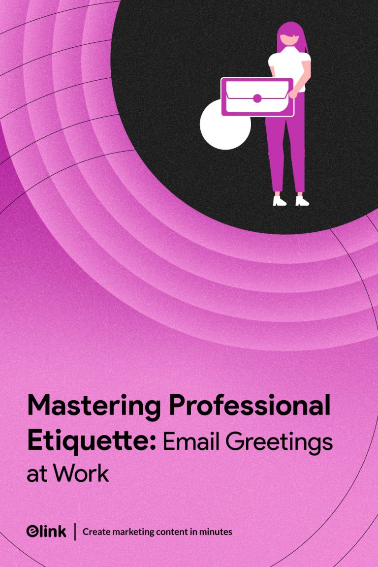 Email Greetings to Use at Work & Stay Professional!